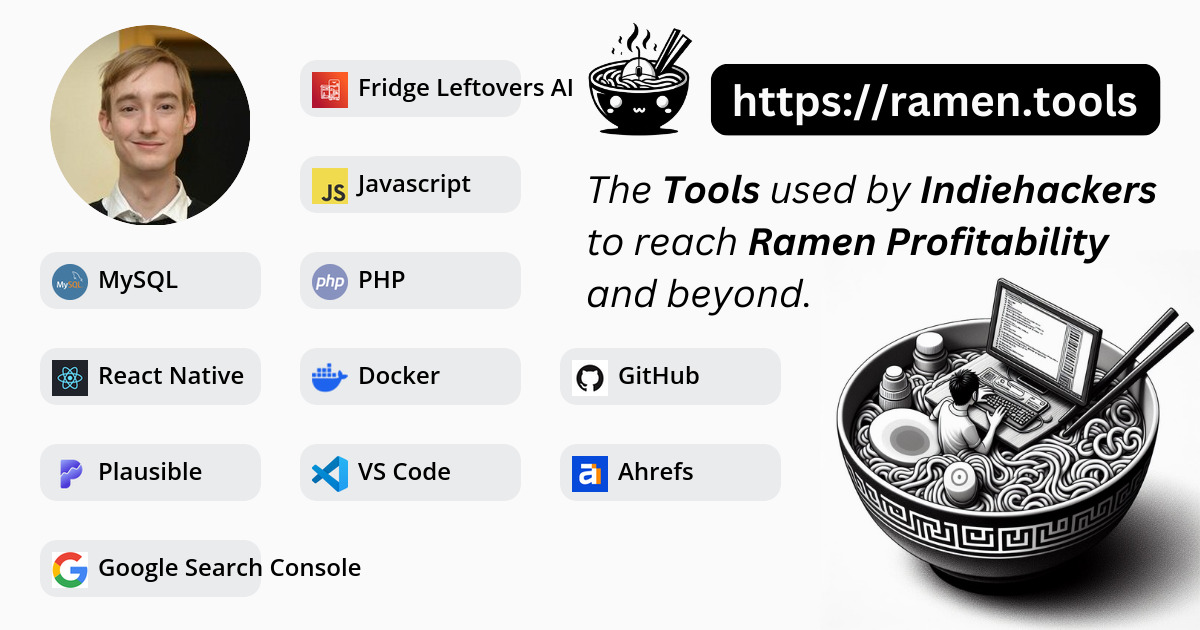 Andreas Zettl's tech stack | ramen.tools