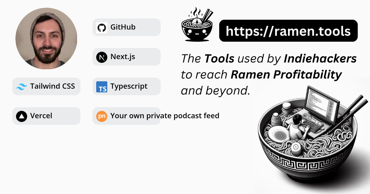 Jason Dugdale's tech stack | ramen.tools
