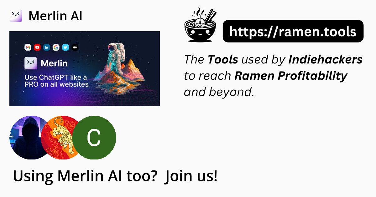 Merlin AI | ramen.tools