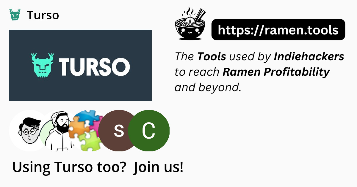 Turso | ramen.tools